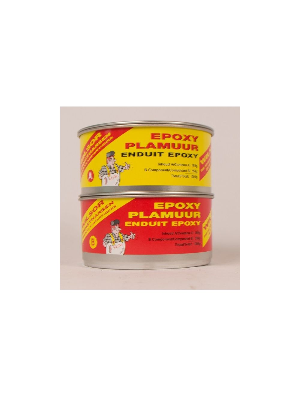 Wilsor epoxy plamuur wit 1.0 Kg. nu € 32.95 | | Rien de Wolf