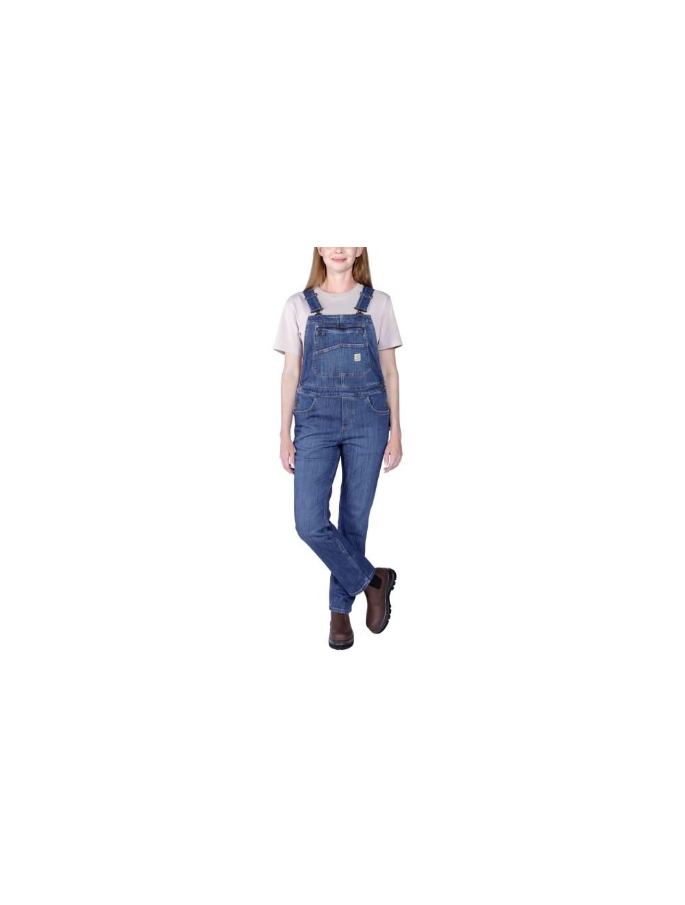 Relaxed fit denim bib dames overall nu € 110.46 | ⛰️ | De specialist in ...