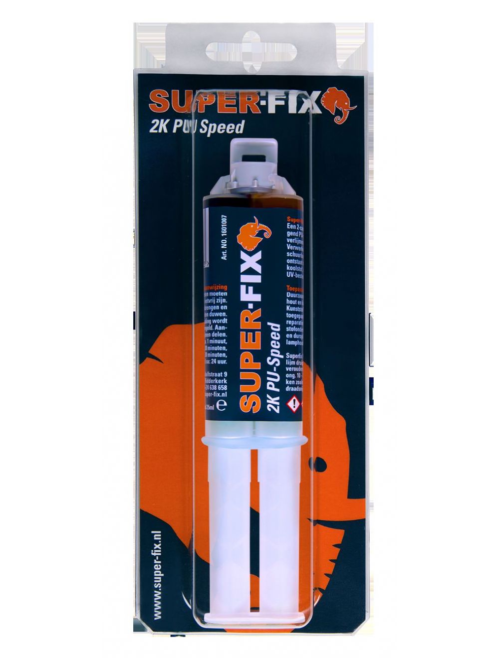 Super-Fix 2k PU Speed 25ml Blister nu € 15.95 | | Rien de Wolf