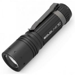 Ledlenser SolidLine torch w/clip, ST7, focusable, Dual Power, 3 Light ...