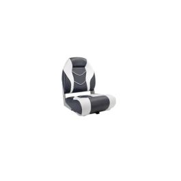 Inklapbare Bootstoel met Hoge Rugleuning – Wit/Steenkoolgrijs nu € 89. ...